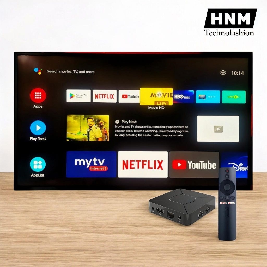 IATV Q5 Android Smart TV Box 4KUHD with Bluetooth Voice Remote Control ...