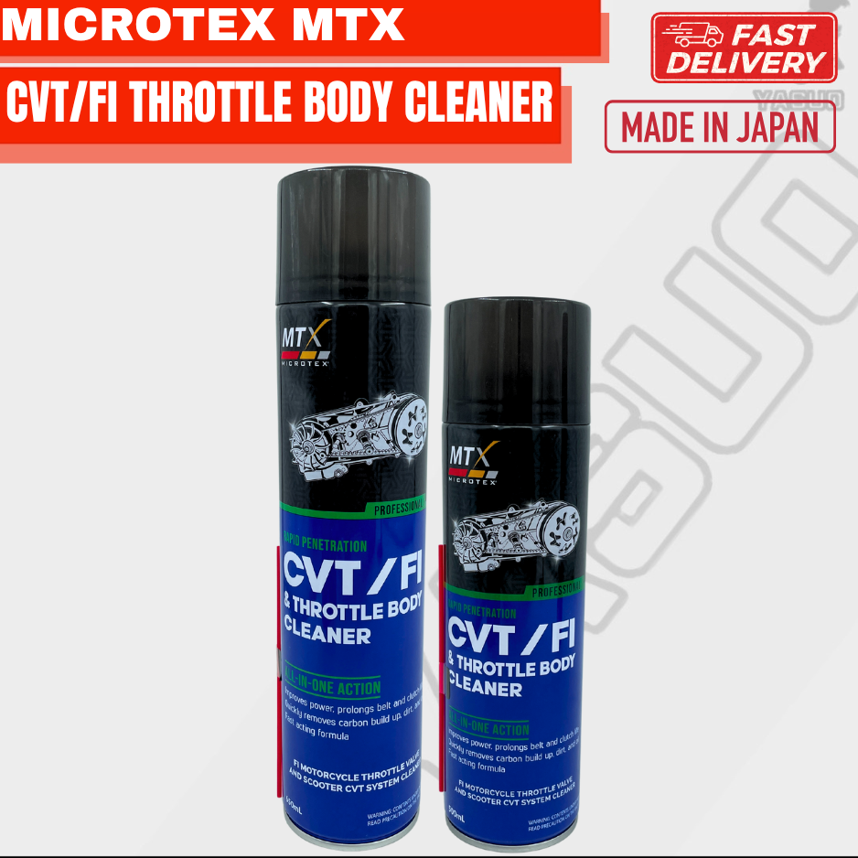 MICROTEX MTX CVT/FI THROTTLE BODY CLEANER – MADE IN JAPAN | ENGINE ...