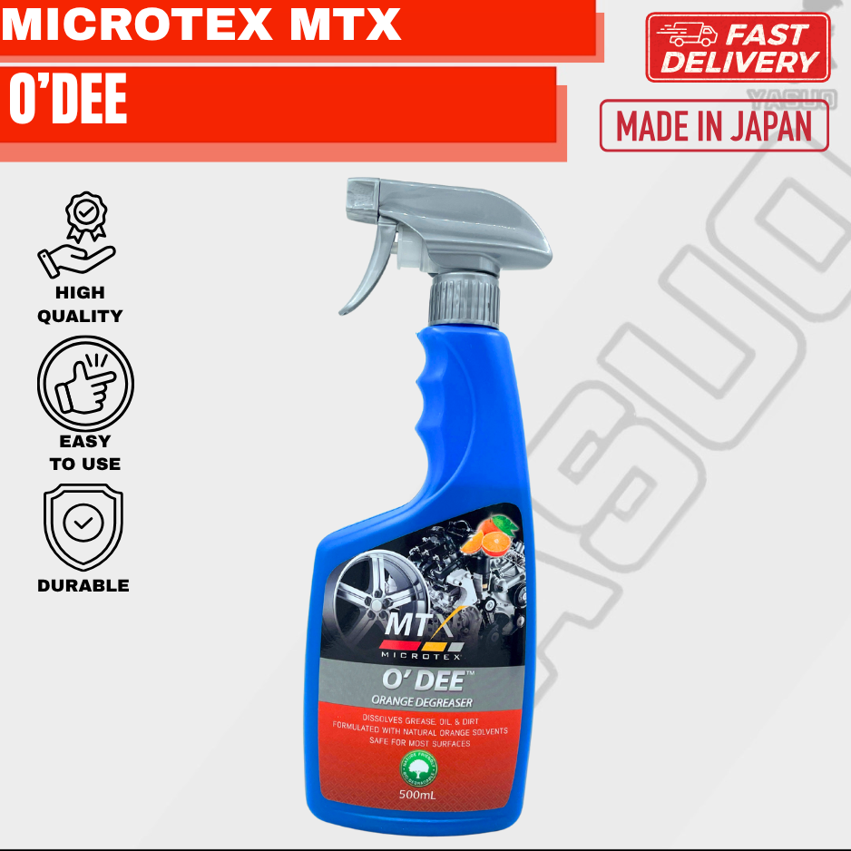 MICROTEX MTX O’DEE 500 mL – Orange Degreaser | Powerful Engine & Wheel ...