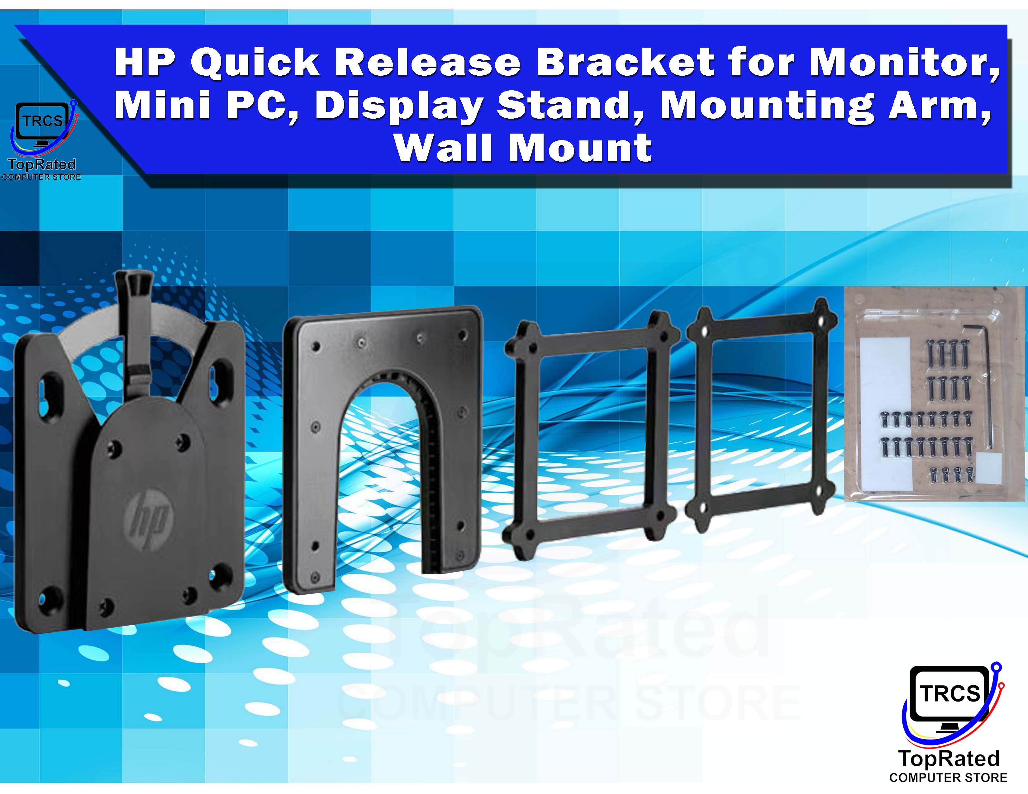 HP Quick Release Bracket for Mini PC, Mounting Kit, Mounting Arm, Wall ...