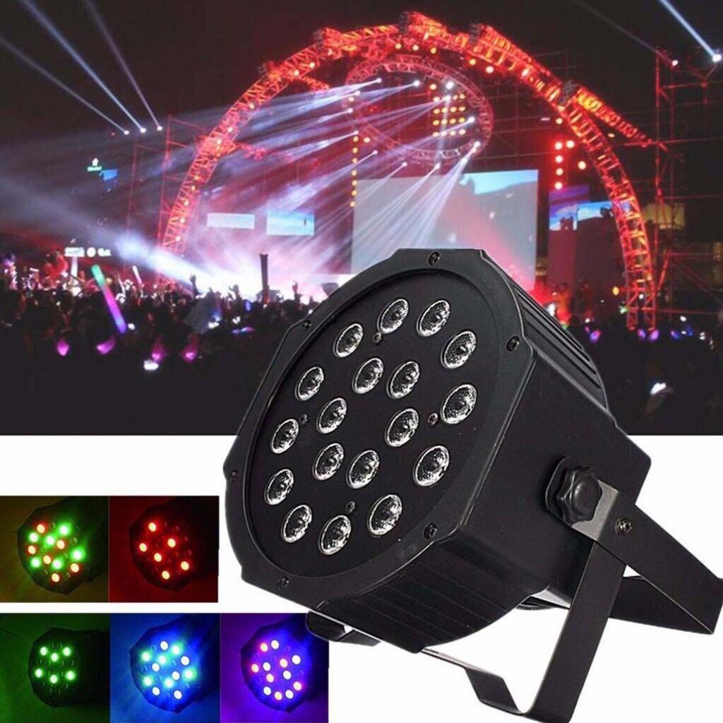 RGB 54/36/18 LED Stage Par Light DMX Control Event Lighting for Live ...