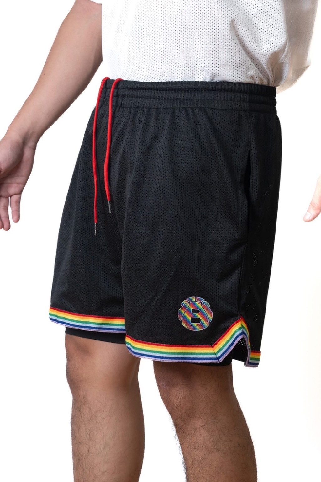 BALLERS RAINBOW MESH SHORT WITH INNER CYCLING | Shopee Philippines
