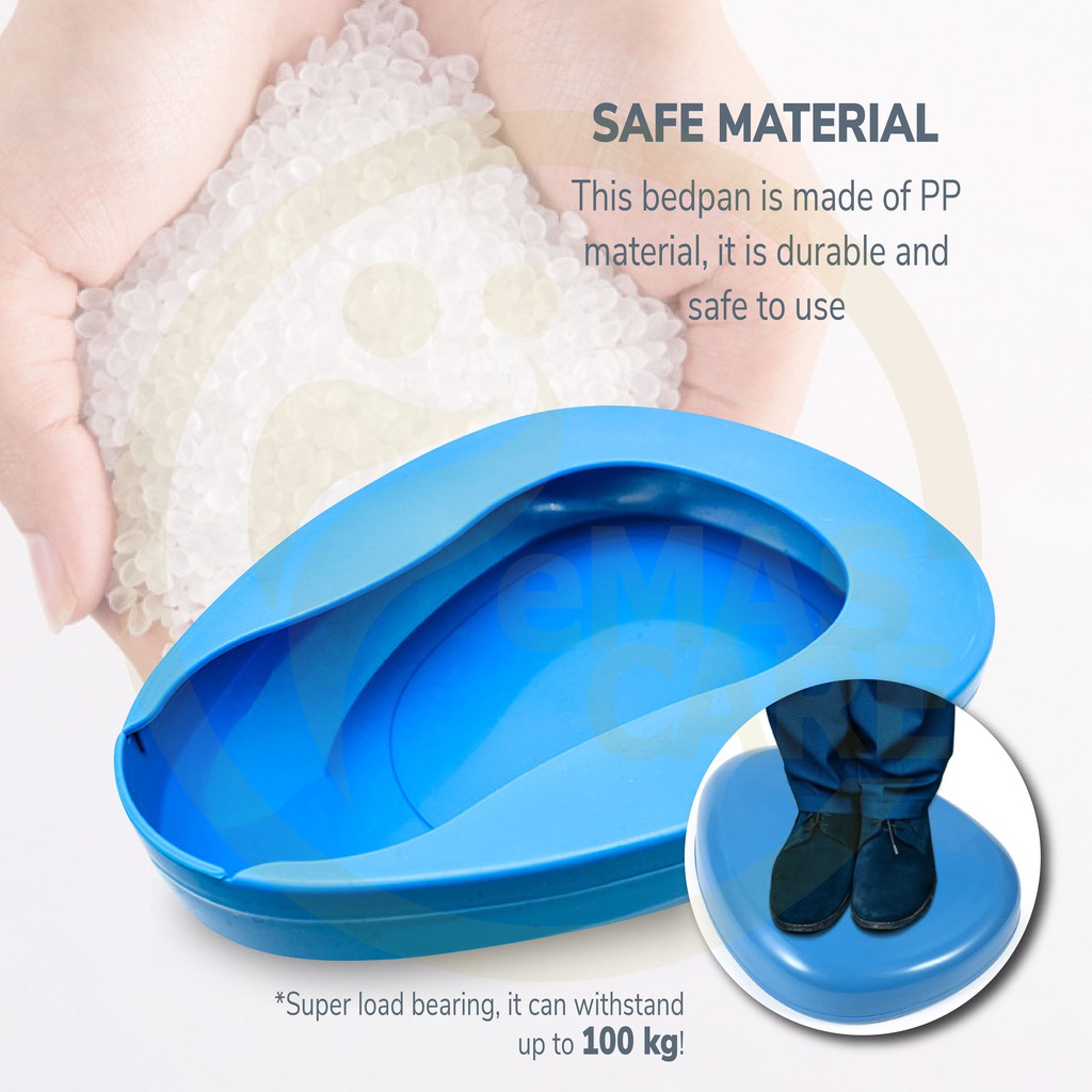 2.5L Portable Bedpan Patient Potty Adult Potty Elderly Bed pan ...
