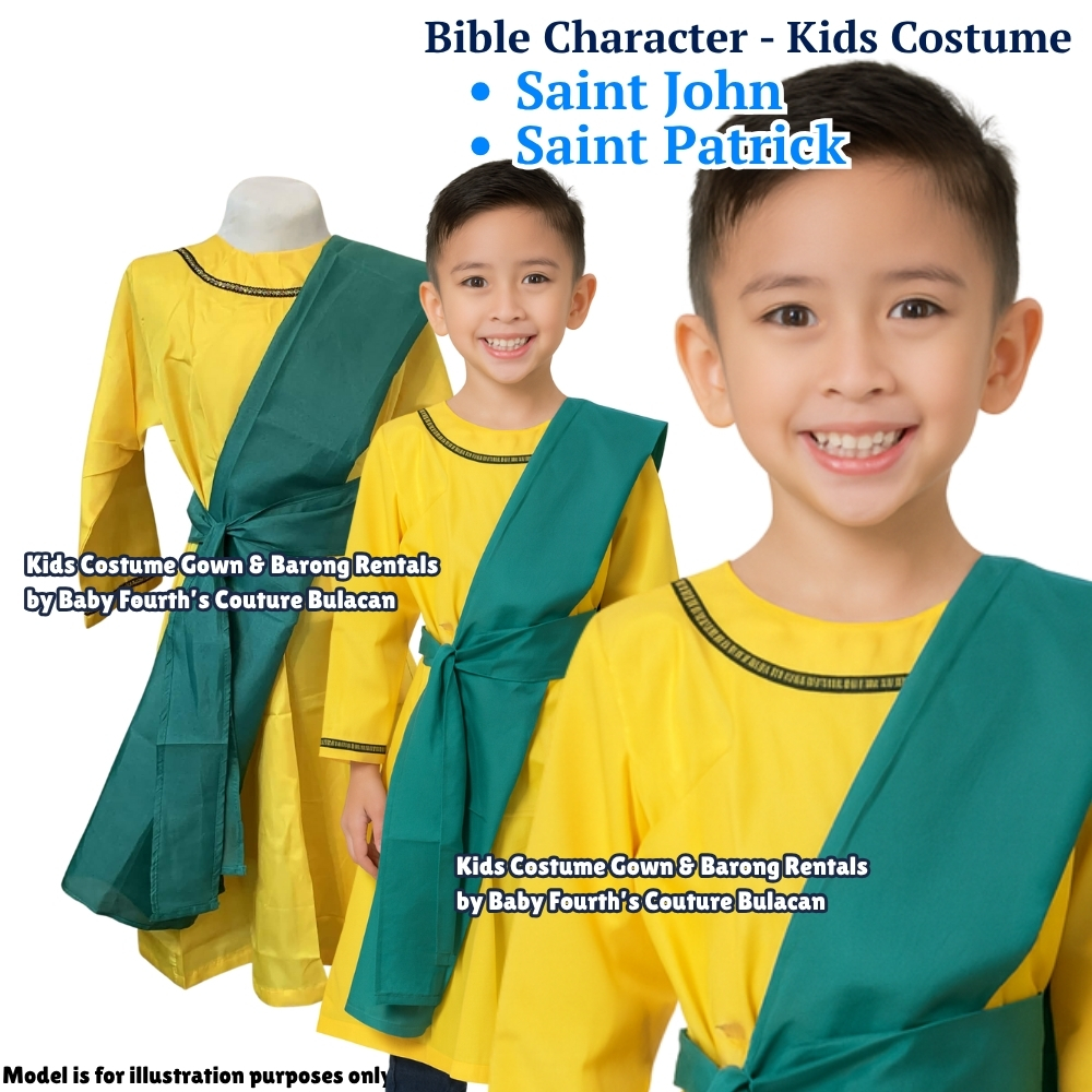 COD Bible Character Saint St. Patrick John Catholic Costumes for kids ...