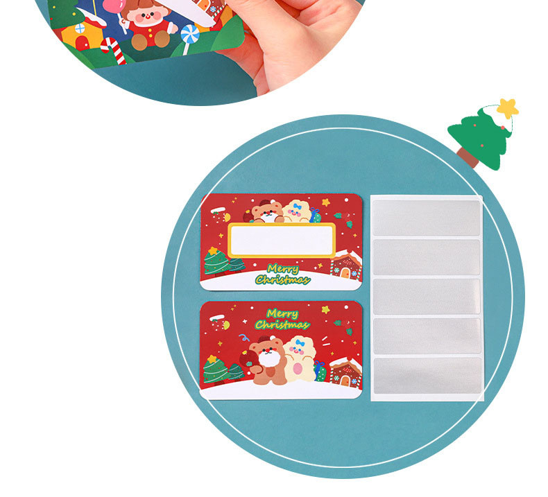 20/40Pcs Cartoon Christmas Scratch Card DIY Christmas Gift For Kids ...