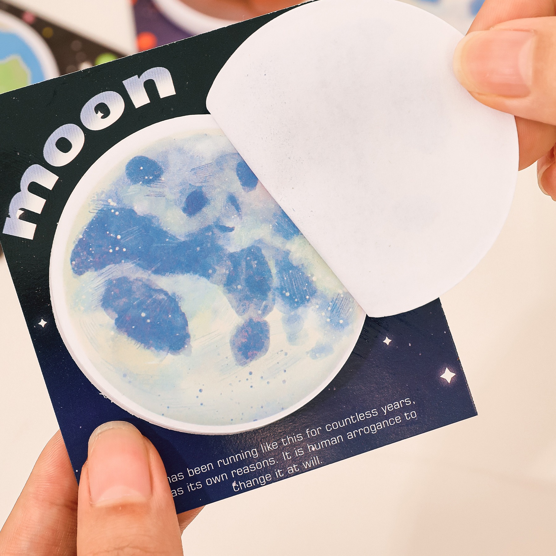 Cute Planet Sticky Notes – Round Aesthetic Memo Pads | Shopee Philippines