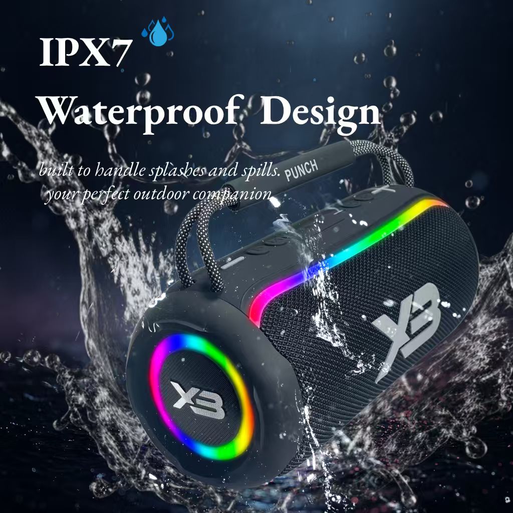 Punch XB108 PRO Portable Wireless Bluetooth Speaker Massive Sound ...