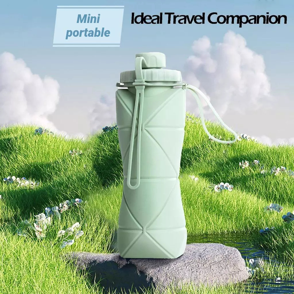 Collapsible 600ML Silicone Tumbler, Perfect for Sports, Outdoor ...