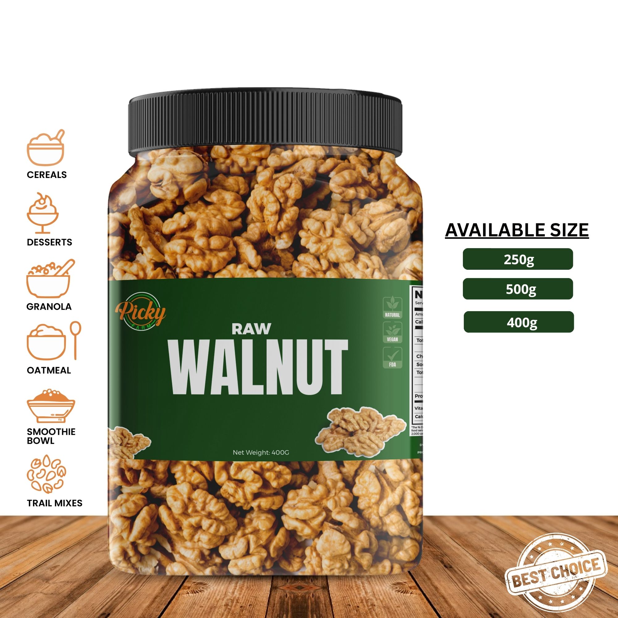 Signature Walnuts (Unsalted) - Raw Walnut | Shopee Philippines