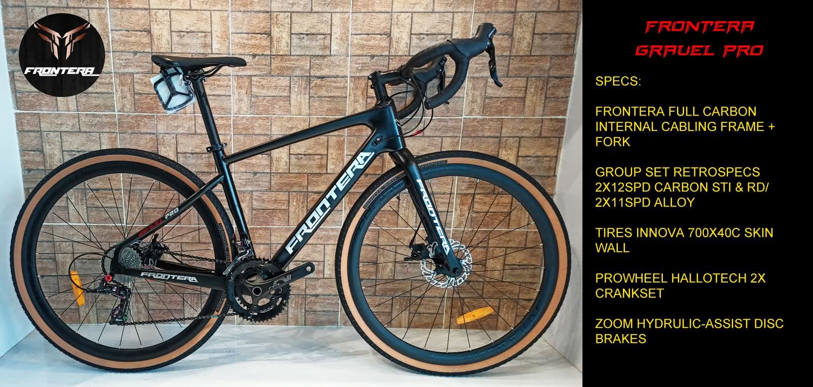 FULL CARBON FIBER PRO AGENT X GRAVEL ROAD BIKE 700C FRONTERA PRO 2X11S ...