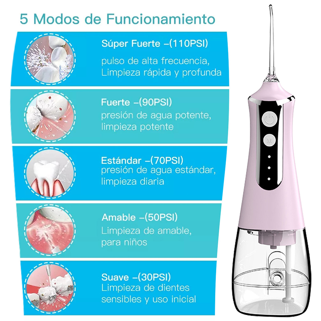 Oral Care lrrigator Water Flosser Electric Teeth Cleaner Set portable ...