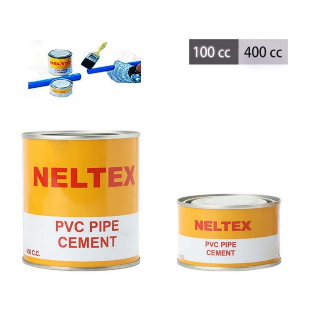Neltex PVC Pipe Cement 100CC, 200CC, 400CC Options | Shopee Philippines