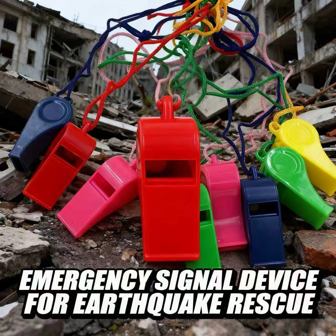 NSS Emergency Whistle Portable Mini Rescue Whistle For Earthquake ...