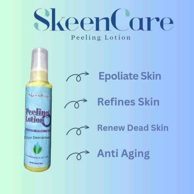 SkeenCare Peeling Lotion 100ml – Exfoliates Dead Skin, Brightens Tone ...