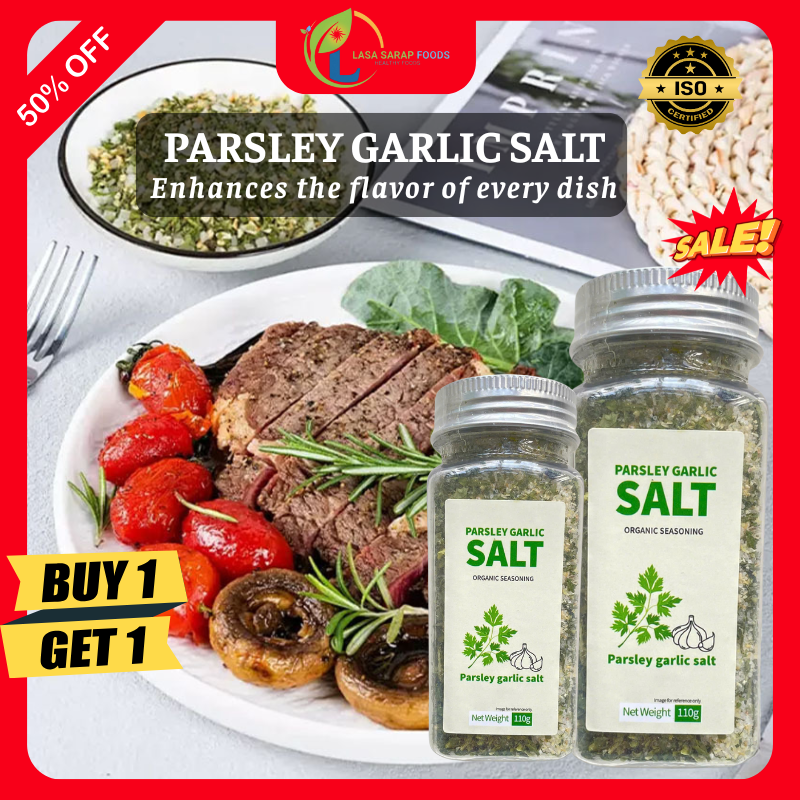 Parsley Garlic Salt 110g | All-Natural Seasoning Blend | Chef's Choice ...