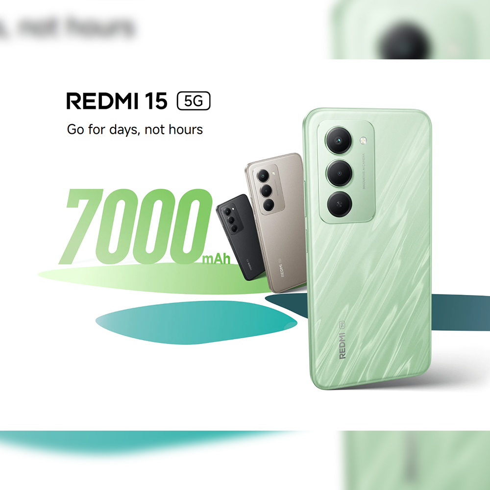 Redmi 15 5G Snapdragon® 6s Gen 3 with 5G 7000mAh | Shopee Philippines