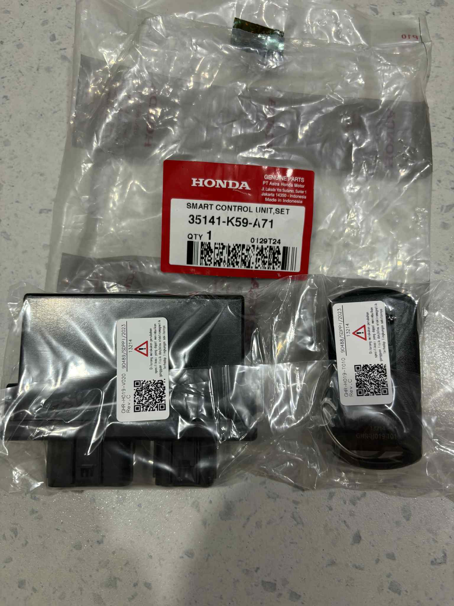 The Honda Genuine Smart Control Unit Set (Click 150i) | Shopee Philippines