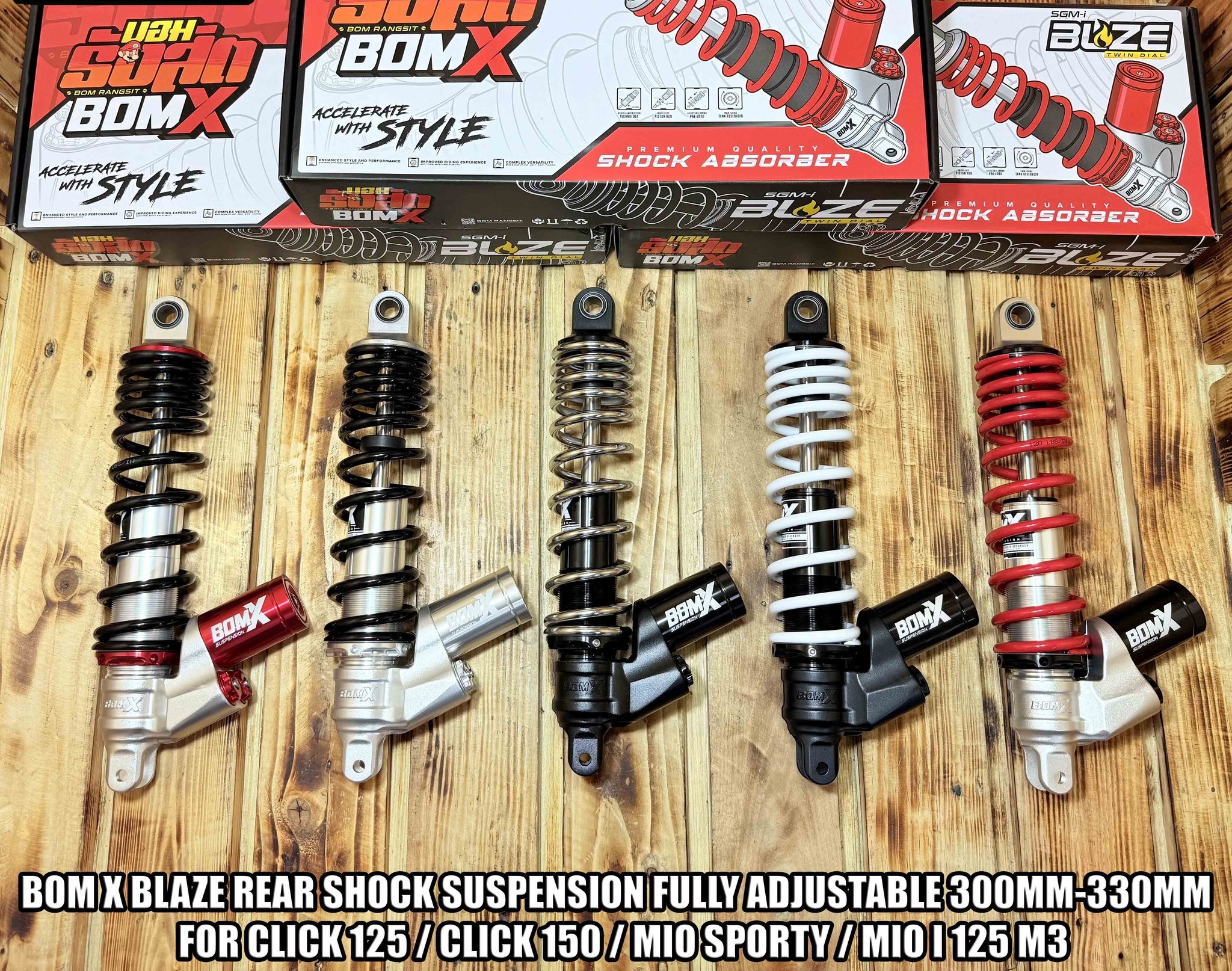 BOM RANGSIT BLAZE CLICK 125, CLICK 150, MIO SPORTY, MIO I 125 M3 REAR ...