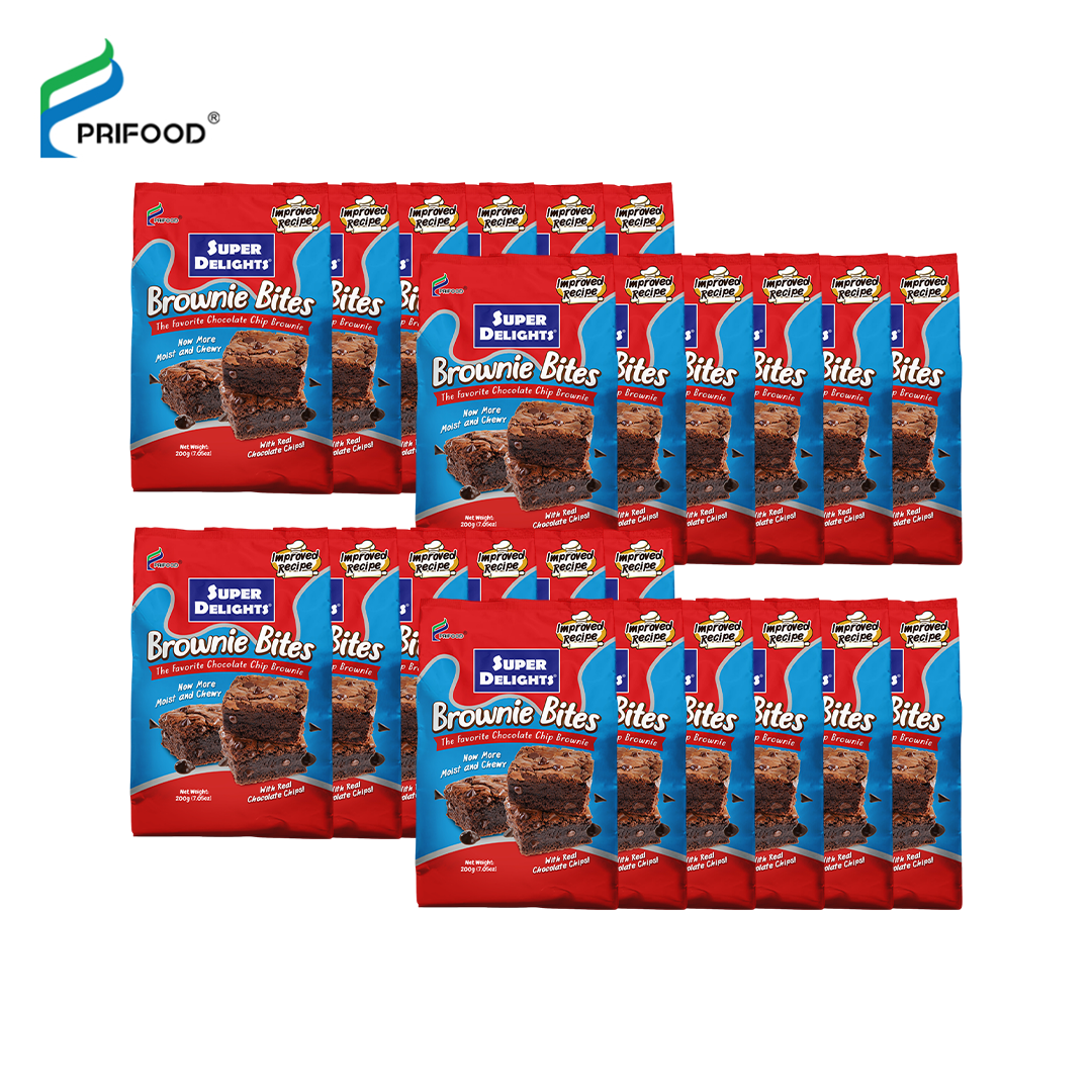 Super Delights Brownie Bites 200g x 24s (1 box) | Shopee Philippines