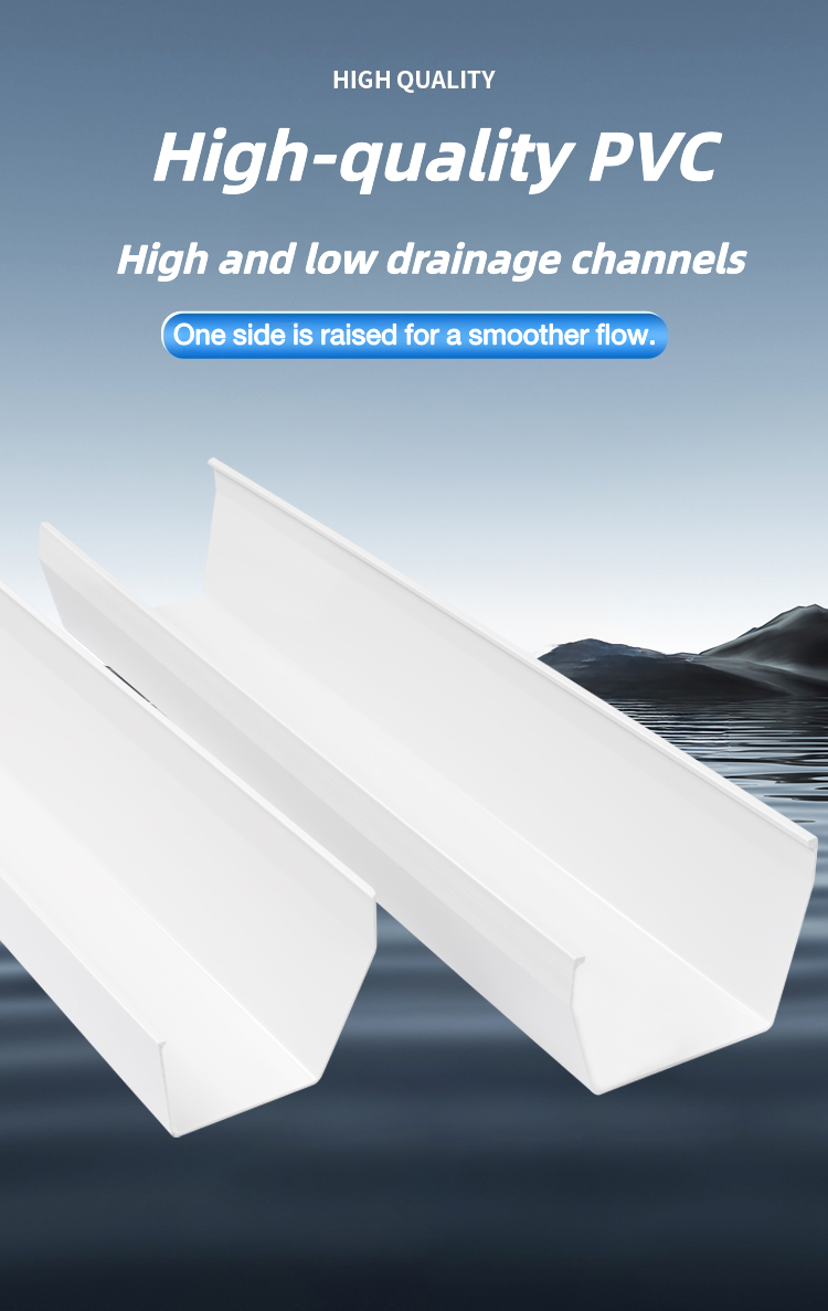 PVC Alulod Roof Gutter 160mm | Rainwater Channel | 4ft Gutter for House ...