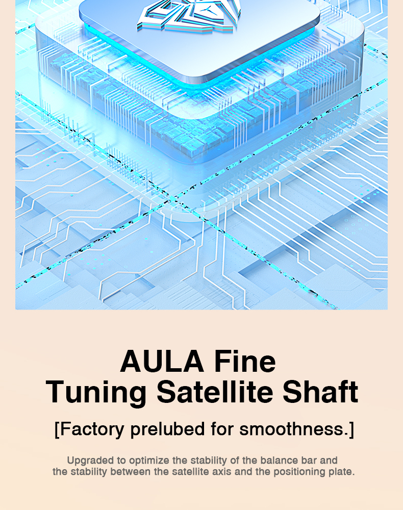 [12.12 MEGA SALE] AULA F108 PRO Customized Mechanical Keyboard 104 keys ...