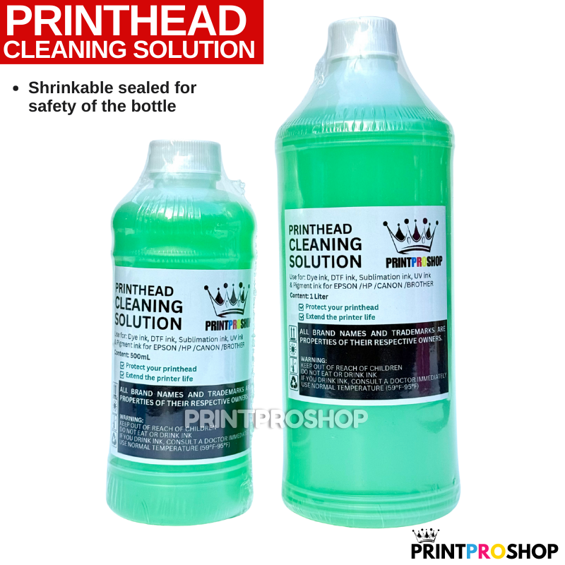 1 Liter Printhead Cleaning Solution Green for Dye ink, Dtf ink ...