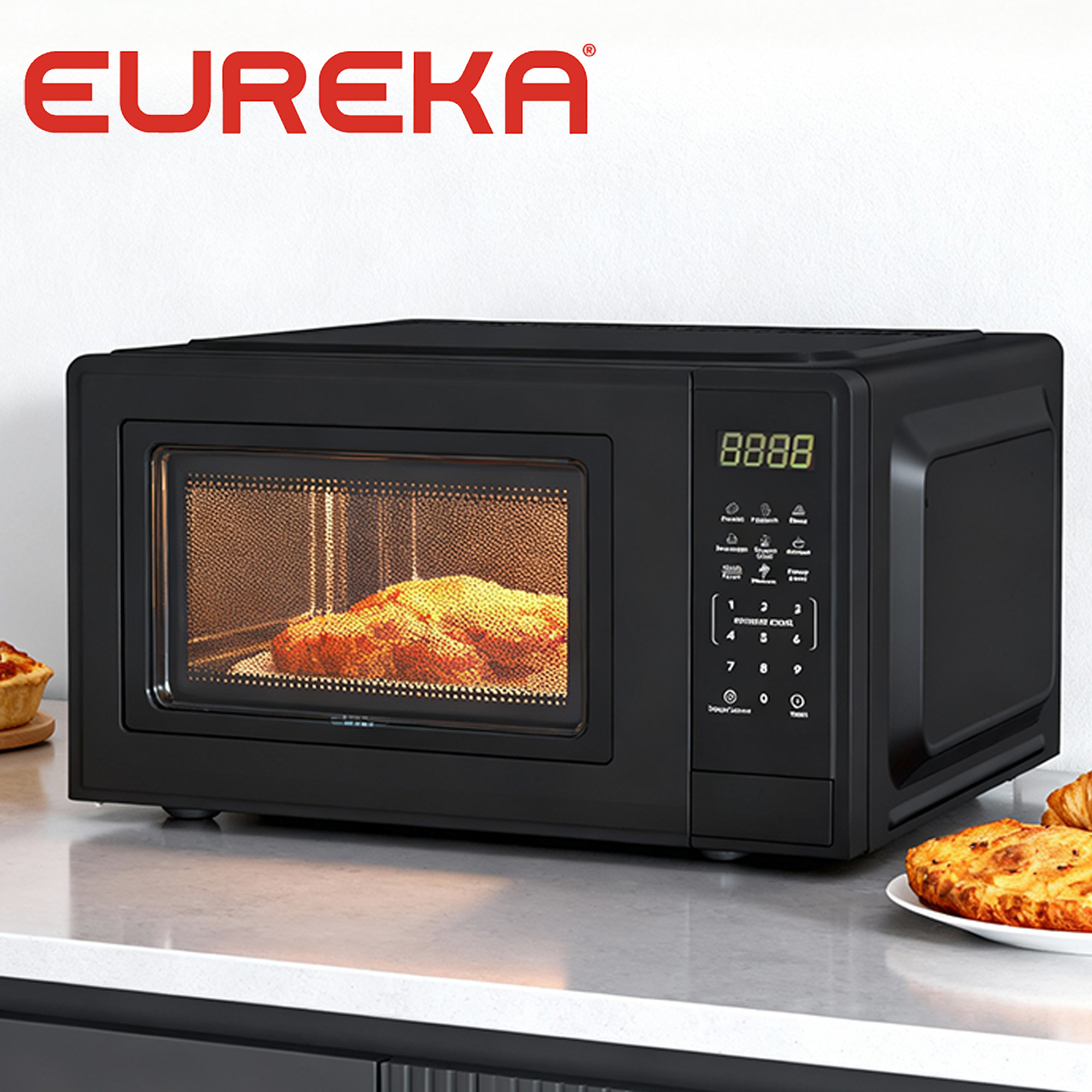 Eureka by Winland 20L Digital Microwave Oven 6 Express Cook Preset 10 ...