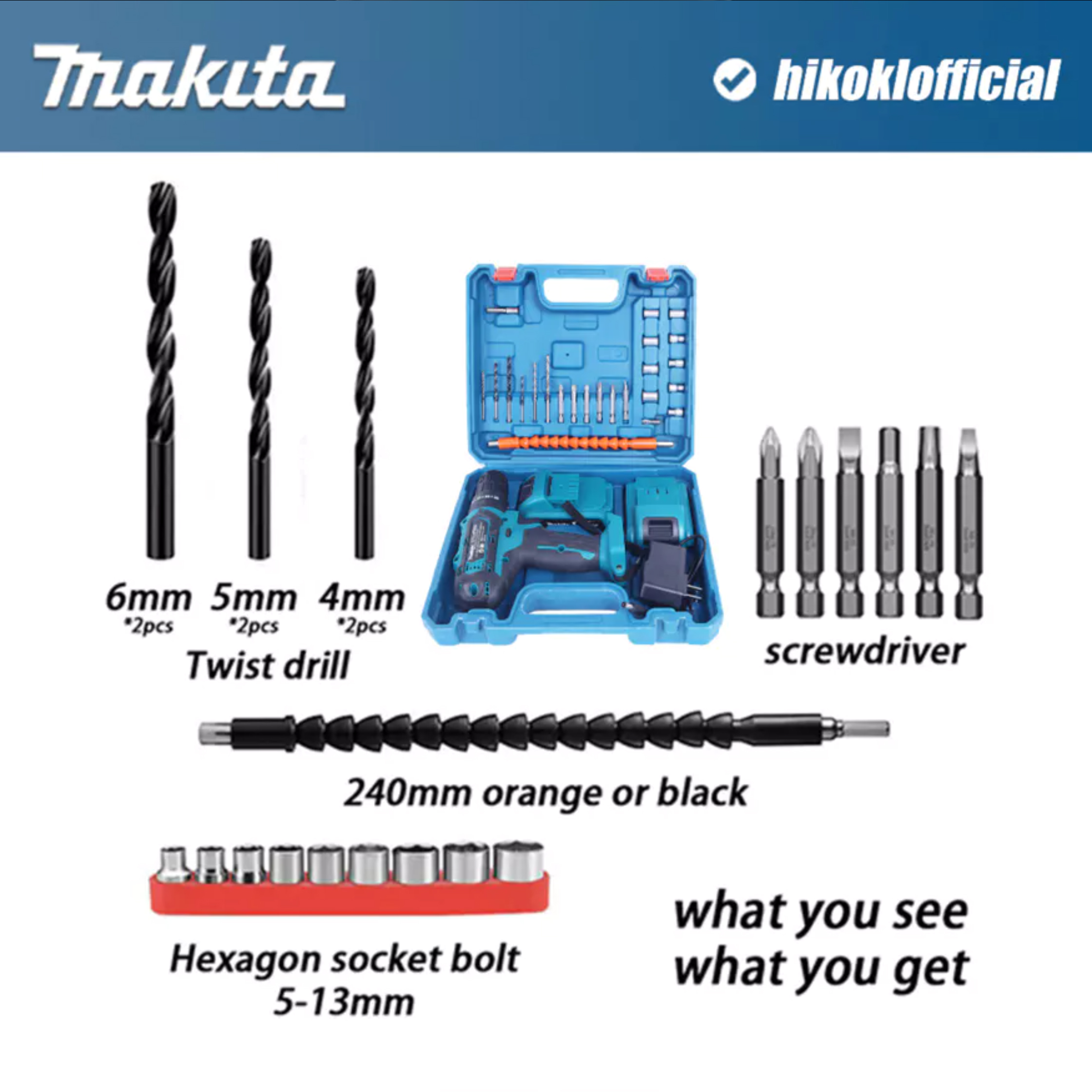 【COD】Cordless Drill Set Heavy Duty Rechargeable Electtic Hand Drill ...