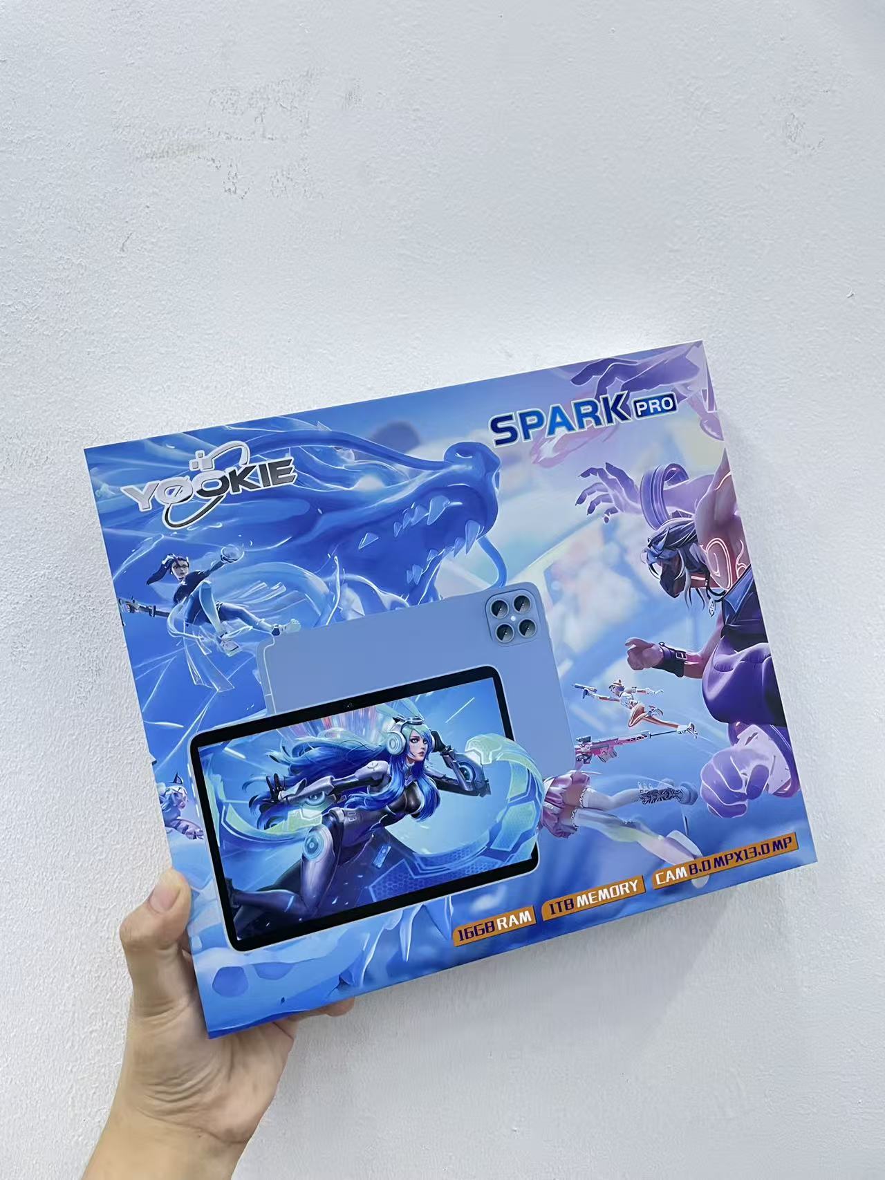 New Tablet Spark tab 10.1 Inch Dual Sim Card 16GB+1TB Brandnew sealed ...