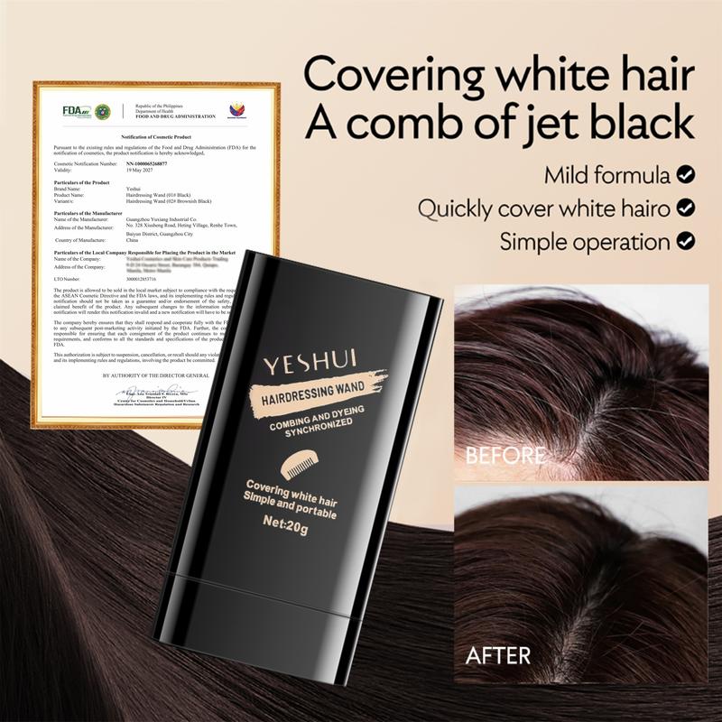 Natural Plant Hair Dye Stick Long lasting Waterproof and Sweat ...