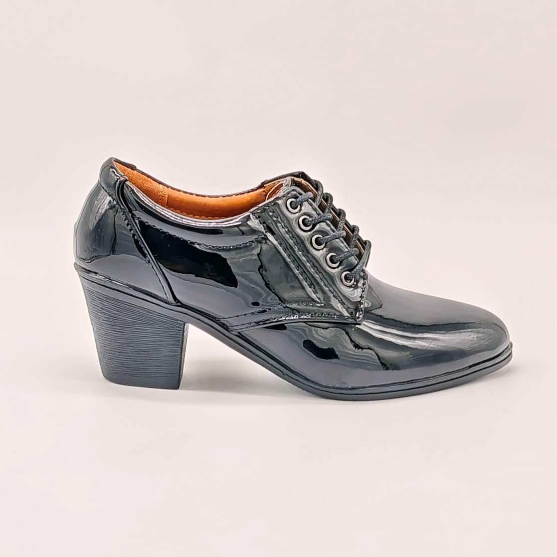 PERELLA Formal Leather Blackshoes For Men 2.5cm Heels School Office ...