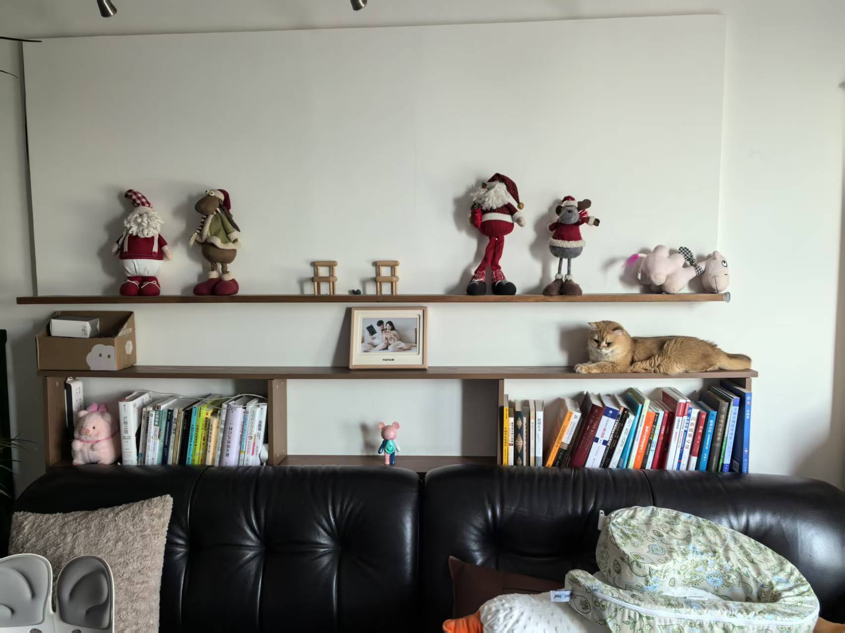 Sofa Side Table Organizer Shelf Bed Side Storage Rack Slim Narrow ...