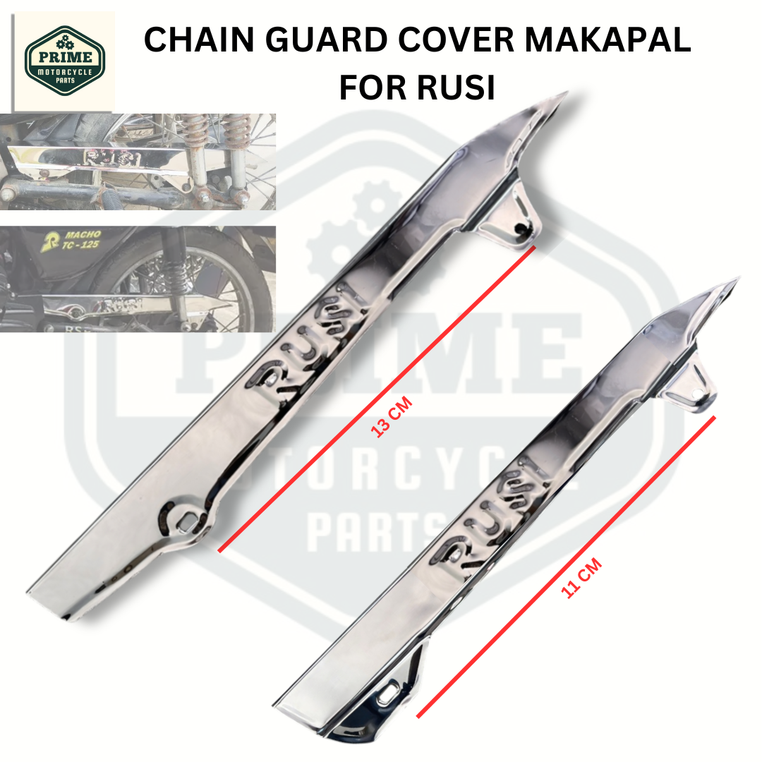 MOTORCYCLE CHAIN GUARD COVER MAKAPAL FOR RUSI 125/150/175 11cm / 13cm ...