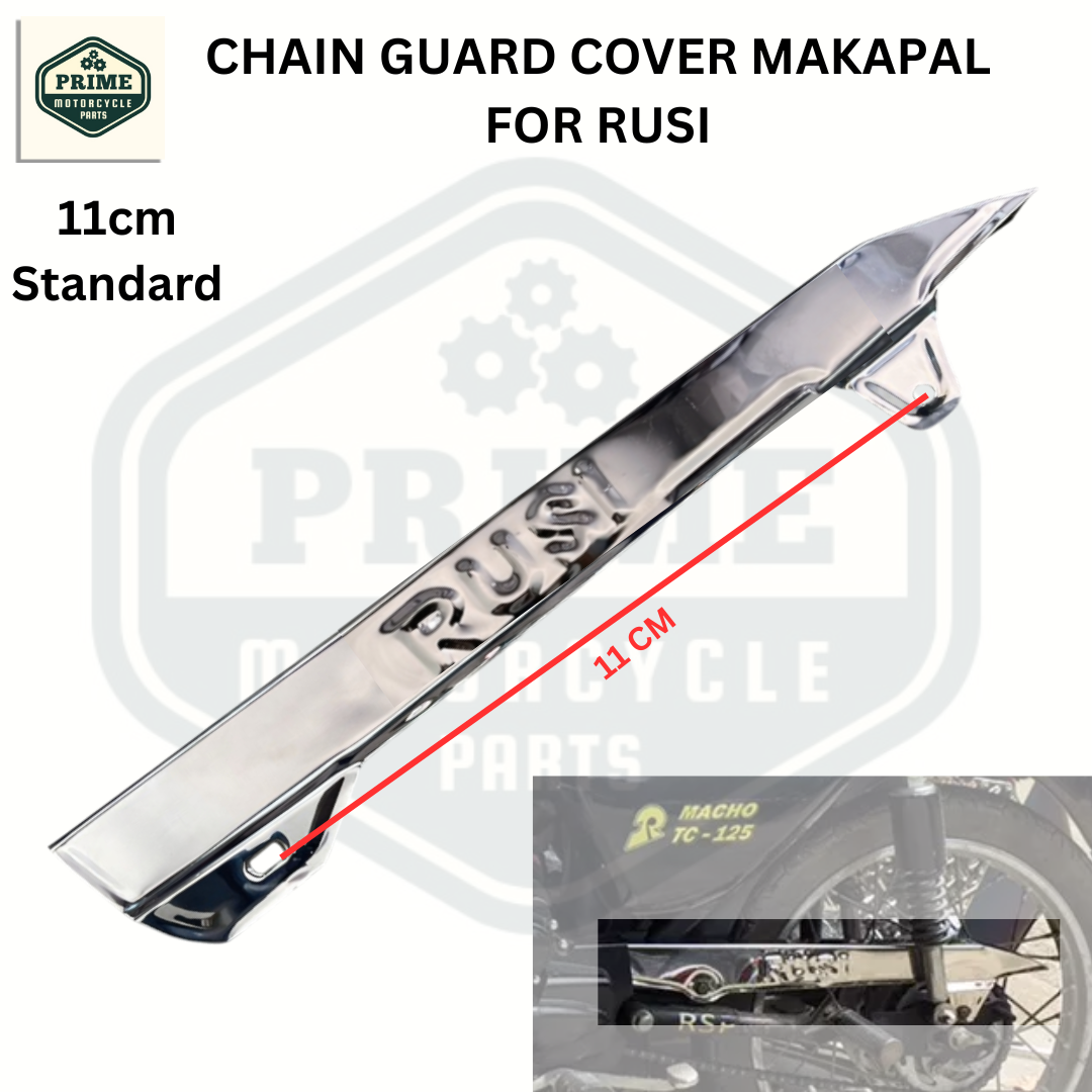 MOTORCYCLE CHAIN GUARD COVER MAKAPAL FOR RUSI 125/150/175 11cm / 13cm ...