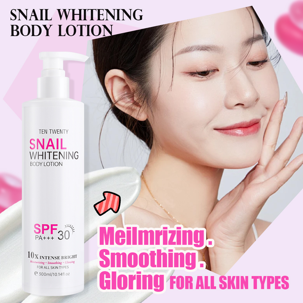 Ten Twenty Snail Whitening Body Lotion SPF30 PA+++ 300ml – Brightening ...