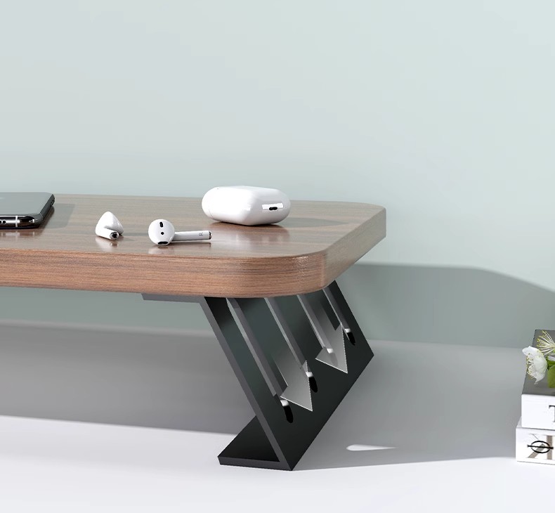 Gaming Room Computer Riser Desk Organizer Monitor Stand Support ...