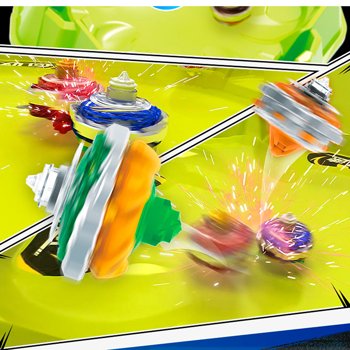 Gyro Toy Set 12Pcs Burst Spinning Tops Battle Gyro Game Set Toy ...