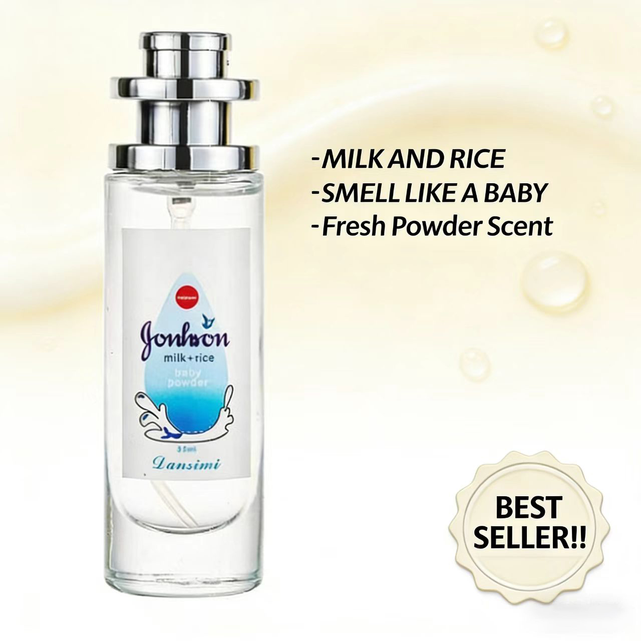 Johnsons Baby Powder Fragrance Perfume Bedtime Lavender Milk Rice ...