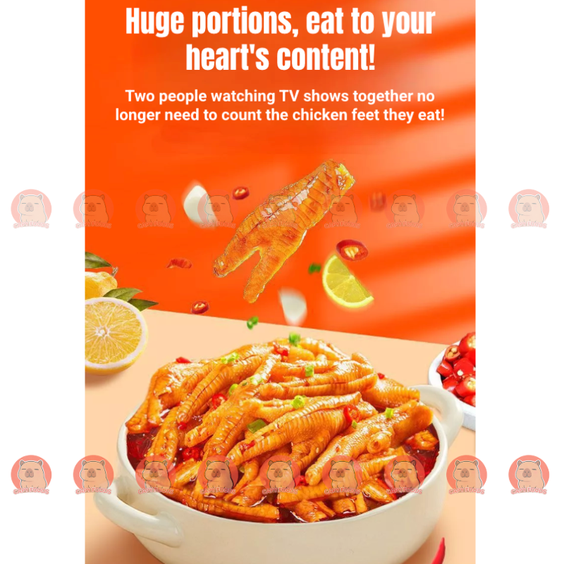 CAPY Boneless Chicken Feet na Maanghang at Nakakapamanhid Malutong at ...