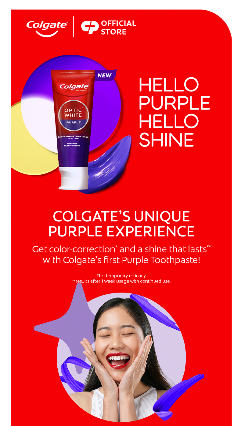 [BUY 2, FREE 1] LIVE EXCLUSIVE - Colgate Purple Toothpaste 100g x2 ...