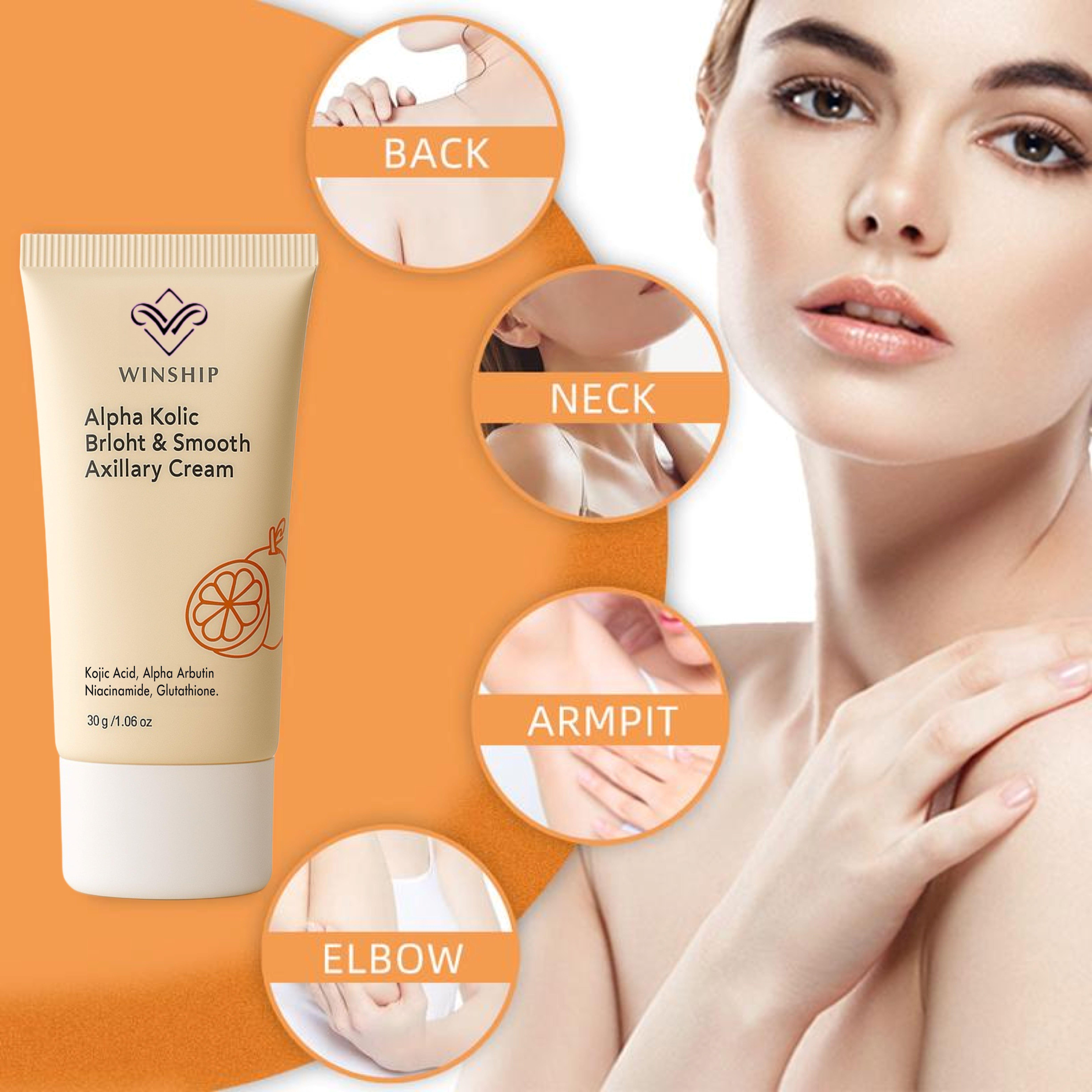 BUY 1 TAKE 1 WINSHIP Alpha Kojic Underarm Cream 30g – Brightening ...
