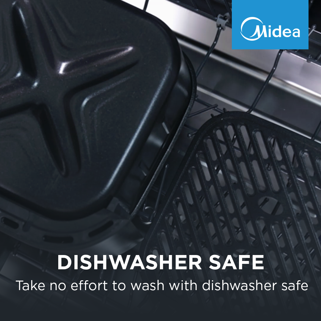 Midea 5.5L Digital Air Fryer Express Fry Series with Heat Express ...