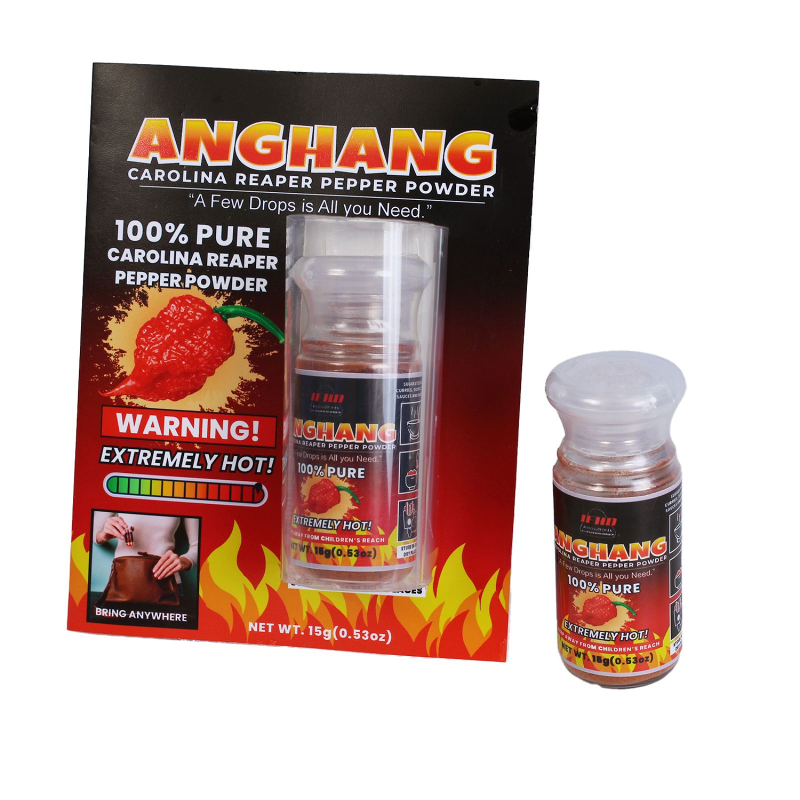 15g Anghang Carolina Reaper Pepper Powder – 100% Pure Super Hot Spice ...
