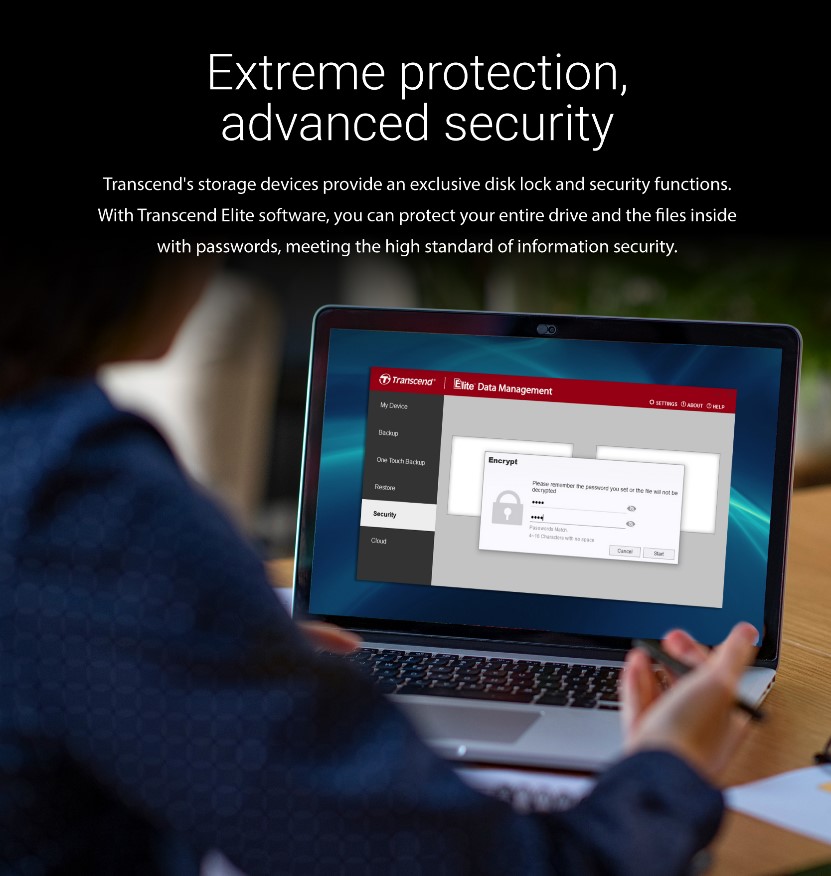 Transcend Portable SSD ESD270C 2TB USB 3.1 Gen 2 Type C Up to 520MB/s ...