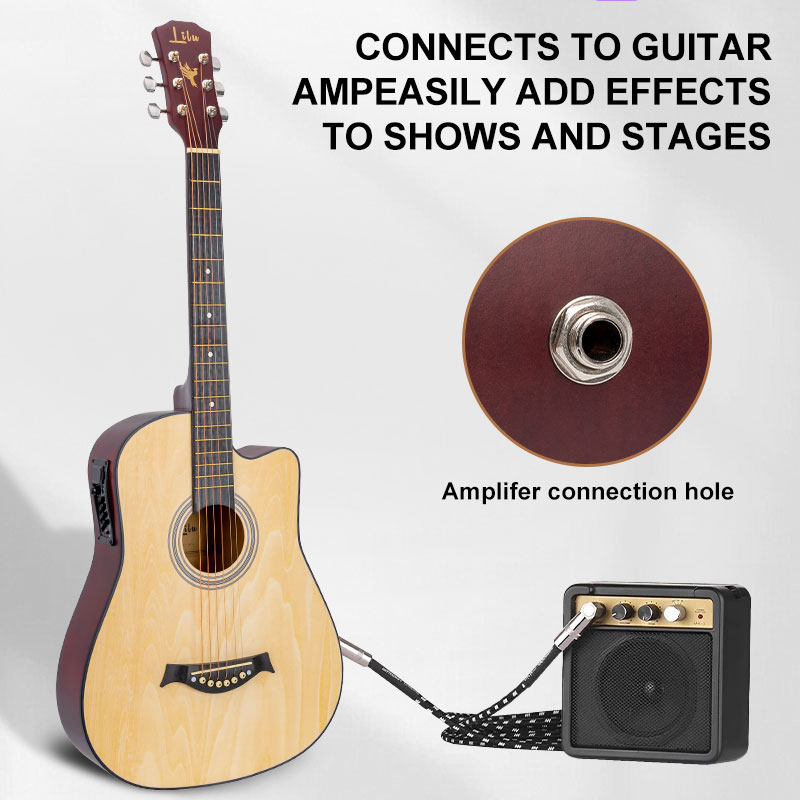 Cloud Atlas Acoustic Electric Guitar Set Beginner Low Action Guitar ...