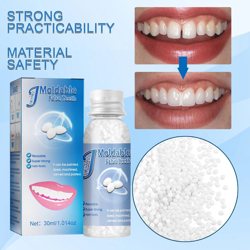 【Gift】Temporary Denture Repair Kit for Missing Teeth Gaps Filled with ...
