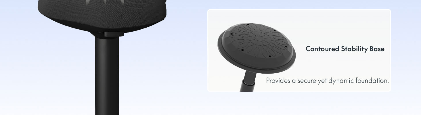 FlexiSpot BH4 Height Adjustable Saddle Seat Wobble Stool – Ergonomic ...