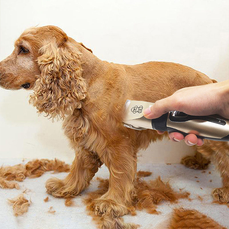 Rechargeable Dog Razor Grooming kit Heavy Duty Pet Shaver Clipper Razor ...