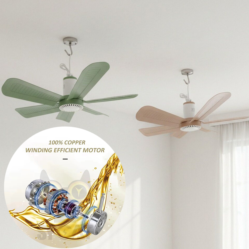 BUY 1 TAKE 1 Big Ceiling Fan 6 Blades Portable Ceiling fan Wall Fan ...