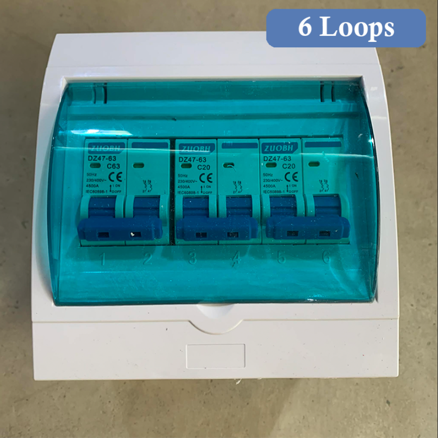6/8/10/12 Loops Distribution Box With Circuit Breaker Panel Box ...